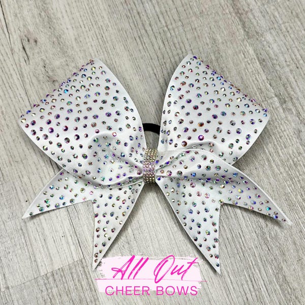 Rhinestone Template for Cheer Bows Silhouette File Download All Over ...