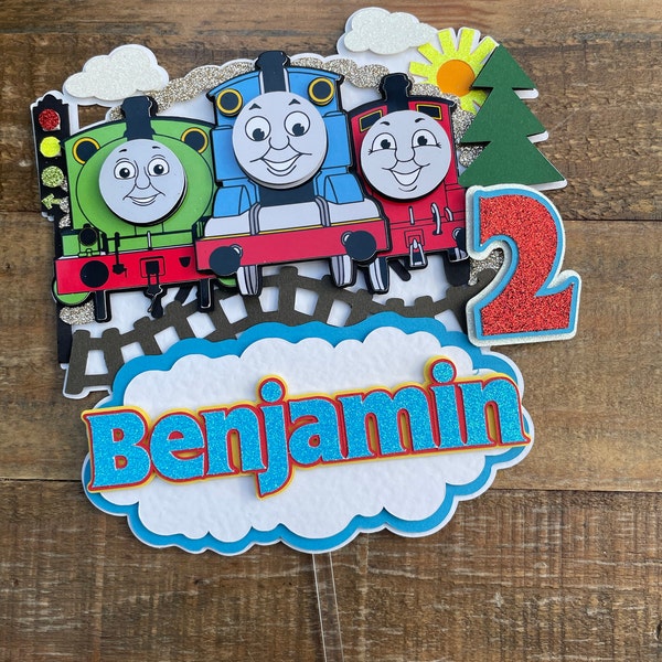 Thomas Tank Engine and Friends Inspired Cake Topper | Thomas Cake ...