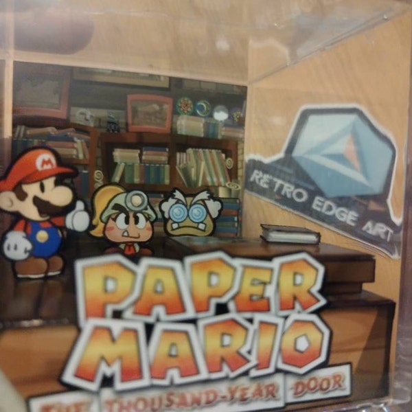 Paper Mario: the Thousand Year Door Diorama Cube - Battle With Hooktail ...