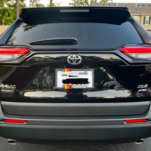 Vintage-toyota-retro-style-license-plate-frame-trd-offroad-tac - Etsy