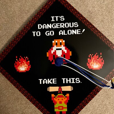 Legend of Zelda Printed Graduation Cap Topper, Funny Grad Cap Topper ...