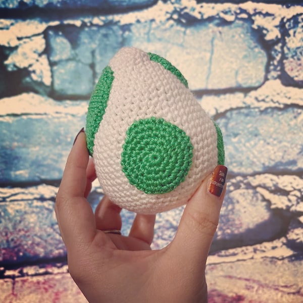 Yoshi Egg Amigurumi Crochet Pattern PDF/ Yoshi's Island/ Yoshi's Wooly ...