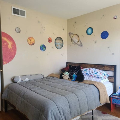 Sun & Planets Wall Stickers Set, Solar System Kids Room Decor or ...