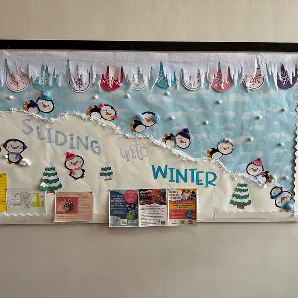 Winter Penguin Bulletin Board Kit: Classroom Decor (digital Download ...