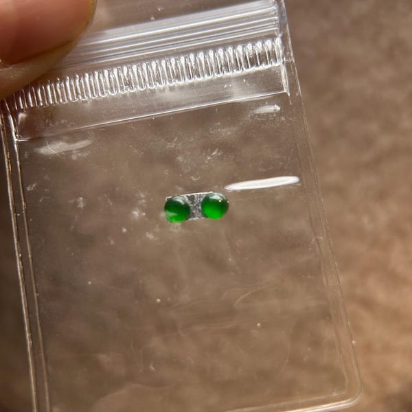 High Quality Natural Guatemala Jade Set for Necklace, Facet Green Jade ...