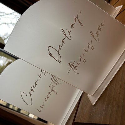 Acrylic Blank Half Arch Table Plaque Sign. Perfect for Weddings, Social ...