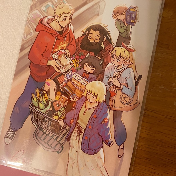 Comfy Anime Prints (dunmeshi, Haikyuu, Sk8, Spiderverse, Etc) - Etsy