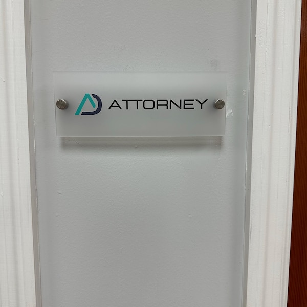 GOLD TEXT Name Sign - Door Name Plate Personalized Sign Custom Decor ...