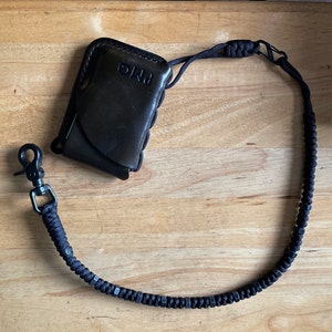 Thin Red Line Silver Hex Wallet Chain - Etsy