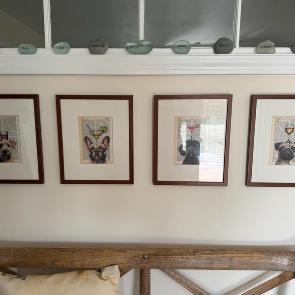 GSP Dog With Wine Glass Poster, German Shorthaired Pointer Wall Art ...