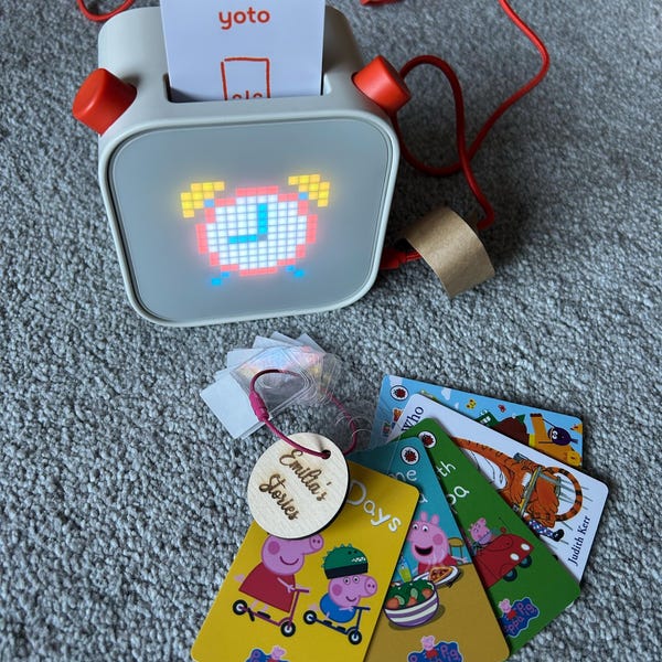 Yoto Card Keyring Loop Holder Card Tabs Travel Carrier Kids Toy Storage ...