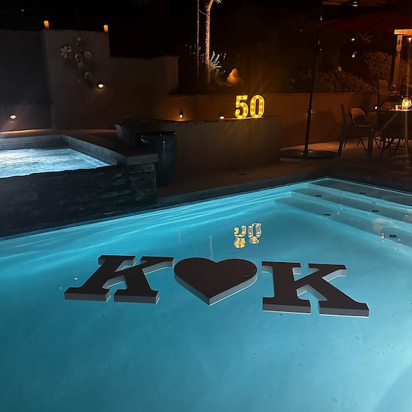 Floating Foam Pool Letters for Personalized Pool Décor Perfect for Prom ...