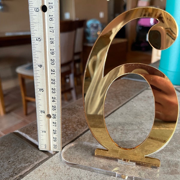 Table Numbers for Weddings, Parties, Company Events, Centerpieces for ...