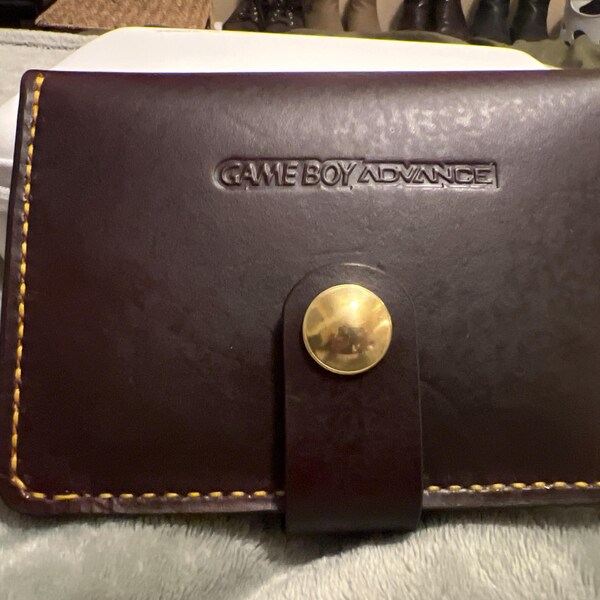 Nintendo Game Boy Advance SP Case - Leather Game Boy Advance Case - Etsy
