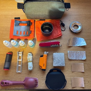 Box Zipped Pouch, Small Size, Possibles Pouch, Fire Kit Pouch ...