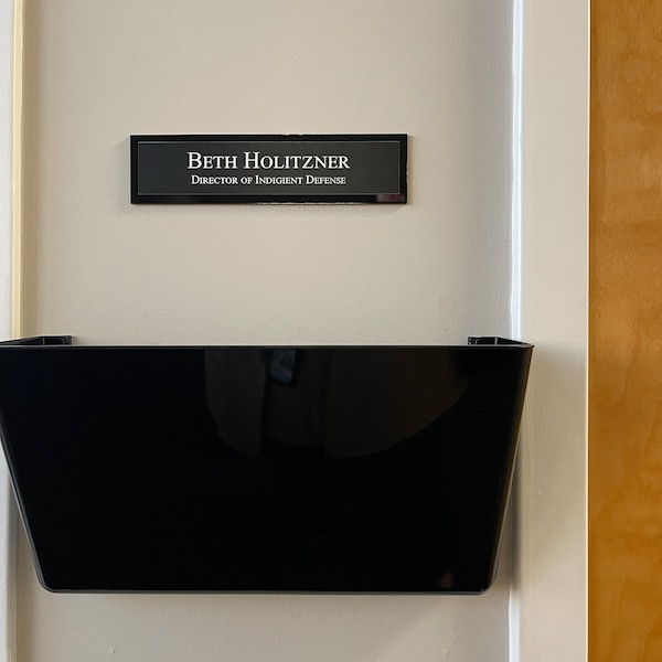 Executive Office Door Plate - Wall Plate HIGH QUALITY Two Tone With ...