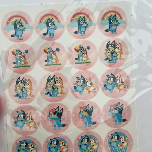 Blue Dog Edible Images, Edible Birthday Toppers - Etsy