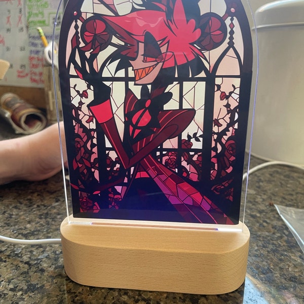 Hazbin Hotel Alastor Night Light, Gift for Gamers, Christmas Gift ...