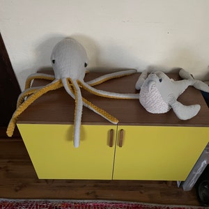 Small POP Octopus Handmade Plush Toy - Etsy