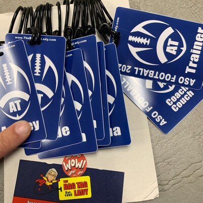 MUSIC Bag Tag Musical Notes Treble Clef Bass Clef Personalized for the ...