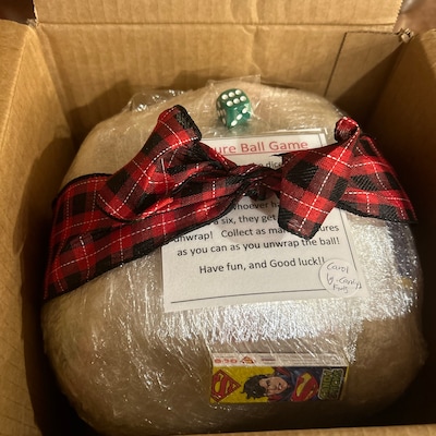 Large Saran Wrap Treasure Ball Game - Etsy