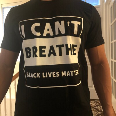 I Cant Breathe Tshirt Black Lives Matter Unisex Tee Civil - Etsy