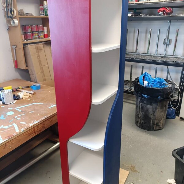 Wooden Bookcase CNC File – Plywood Corner Shelf Furniture Plan Svg Dxf ...