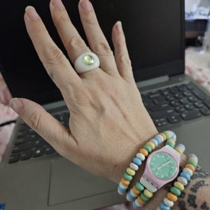 Kids Beaded Bracelets/space Theme Beaded Bracelet/alien Friends - Etsy