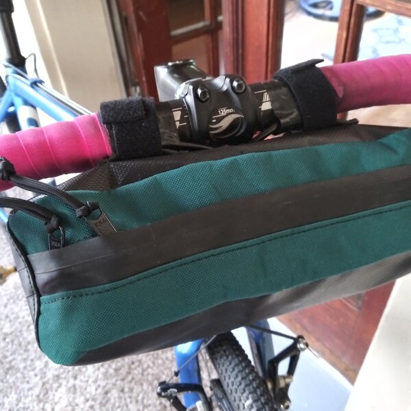 The "bar Bag" Bicycle Handlebar Bag Made From Repurposed Materials - Etsy