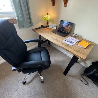 Bespoke Rustic Gaming Desk With A Frame Industrial Legs - Etsy
