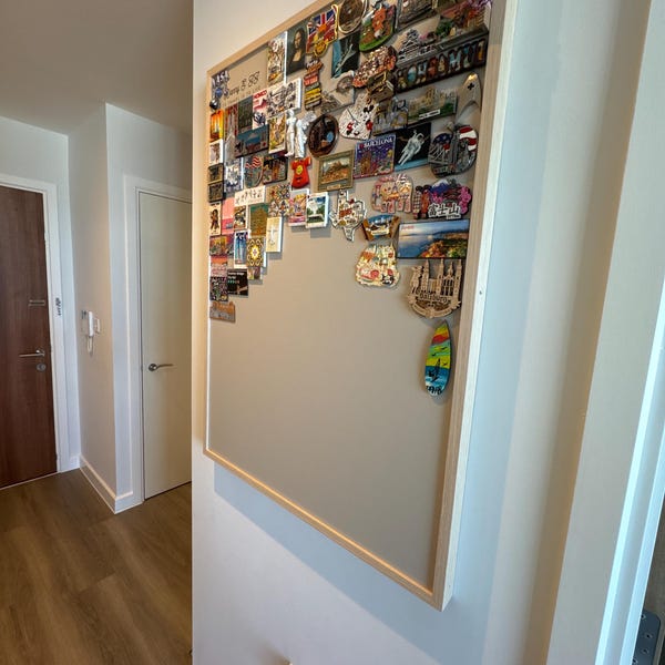 Magnet Board for Travel Magnets, Souvenir Magnet Display for Wall ...