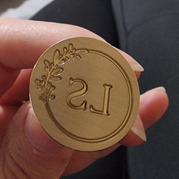 Custom Wedding Initials Wax Seal Stamp Kit, Any Logo Can Be Customized ...