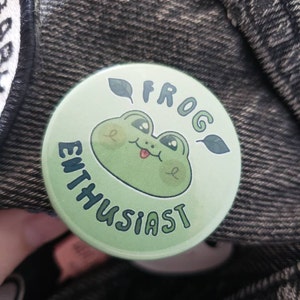 Ghost With Frogs Glossy Vinyl Sticker - Etsy