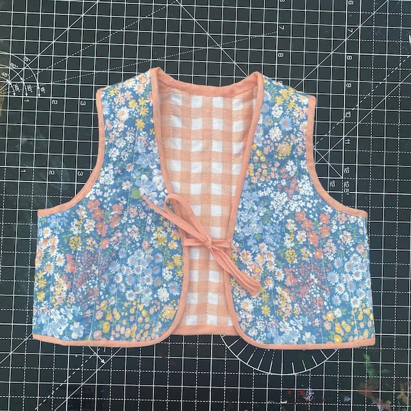 Vest Sewing Pattern for Kids, Kids Vest, Kids Pattern, PDF Pattern ...