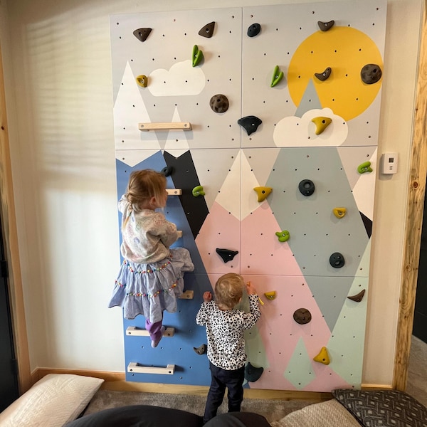 Colorful Rocket Climbing Wall for Kids LEZUN [L], Rocket Climbing Wall ...