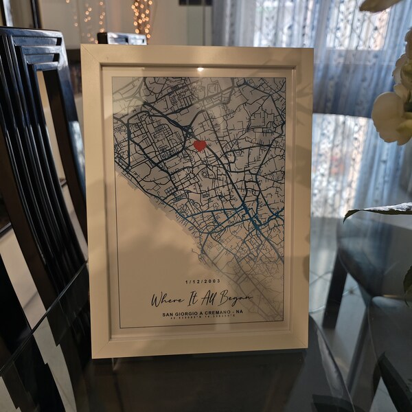 Custom New Jersey Watercolor Map US United States Map Print Poster ...