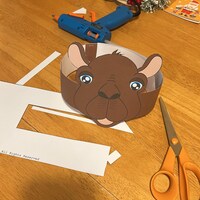 Camel Paper Crown, Animal Paper Hat for Kids, Instant Download Paper ...