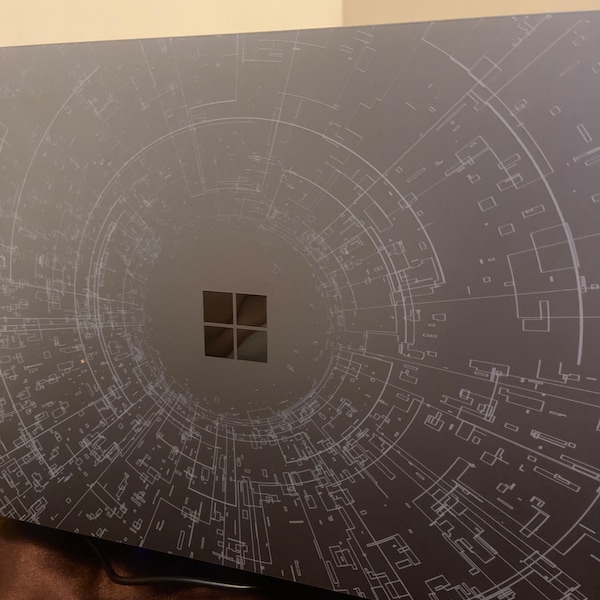 Clear Microsoft Surface Book Skin Sticker Surface Laptop Top ...