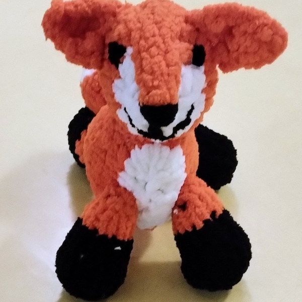 Knitted Tiny Fox Pattern, PDF Pattern, Knitting Pattern, DIY, Amigurumi, Knitted Fox, Stuffed ...