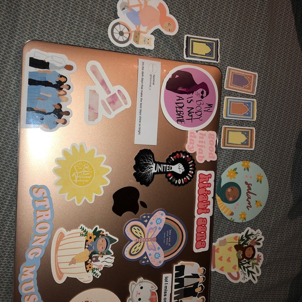 Good Hijab Day Vinyl Sticker, Weatherproof Sticker,hijabi Sticker,cute ...