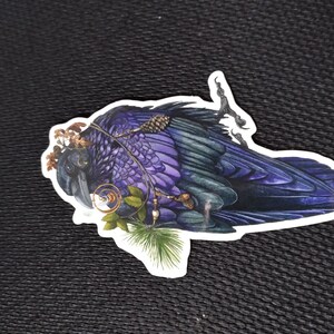 Vinyl Bird Stickers 7 Designs to Choose From Hawk Falcon Owl Raven ...