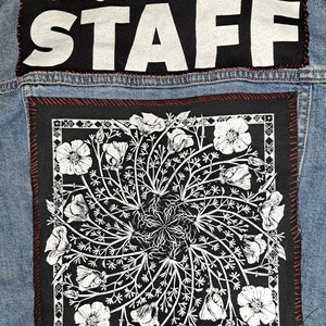 CALIFORNIA POPPY 21x21 Bandana Wildflower Floral Scarf / Botanical ...