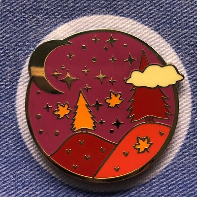 The Autumn Court Enamel Pin - Etsy