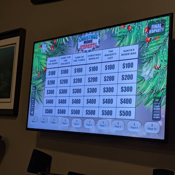 Christmas Movie Jeoparty Powerpoint Game W/ Scoreboard / PC, Mac, iPad ...