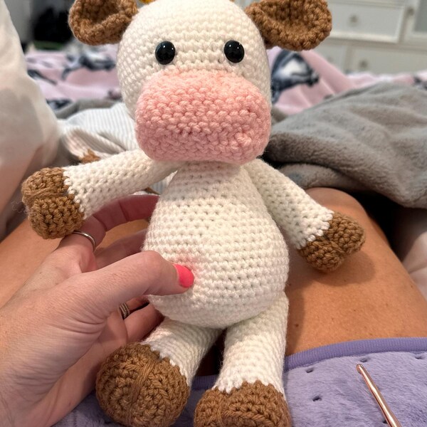 Cow Crochet Pattern - Millie the Cow - Amigurumi Cow Pattern PDF - Etsy