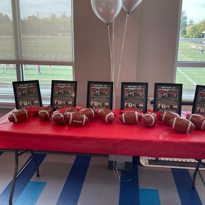 Custom Printable Gift for Football Coach, Team Gift for Football Coach ...