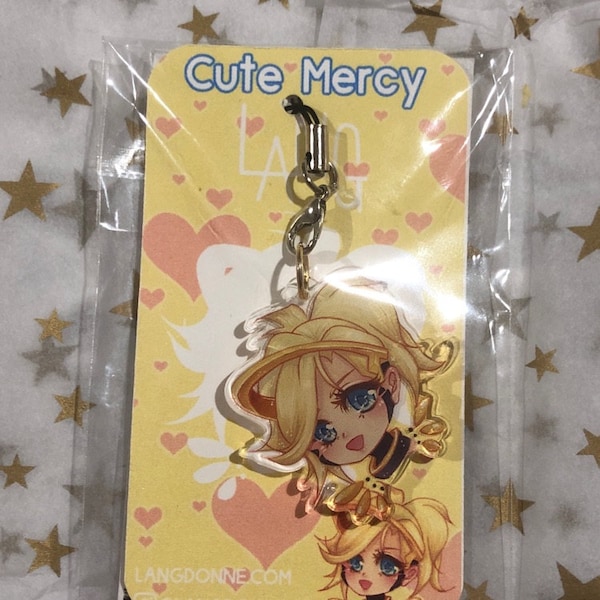 Snow Owl Ana and Cute Mercy Overwatch Glossy and Holographic Indoor ...