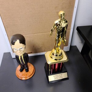 Custom Dundie Trophy Award With Your Title the Office TV Dunder Mifflin ...