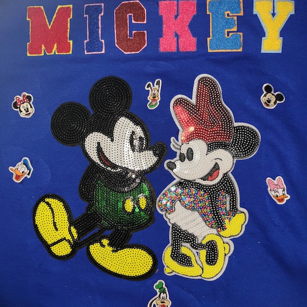 Mickey Patches Iron On, Mickey Patches, Mickey Patches Iron on ...