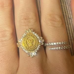 College Ring, University Ring, Graduation Gift, Graduation Ring, Woman ...